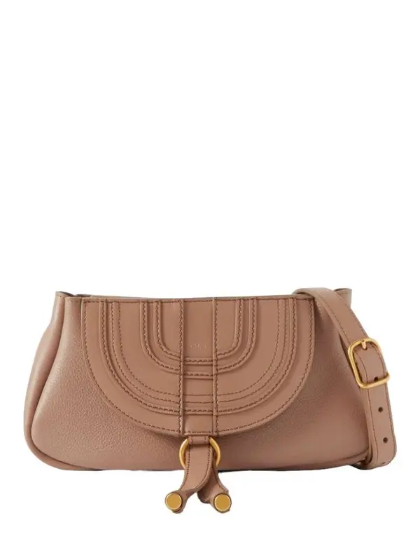 Chloé Marcie Small Shoulder Bag - Brown