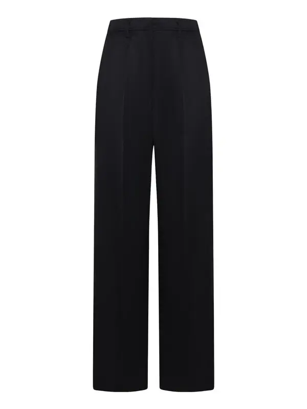 FORTE_FORTE Wide Leg Casual Pants - Black