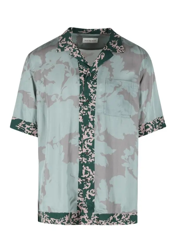 Dries Van Noten Satin Shirt - Gray