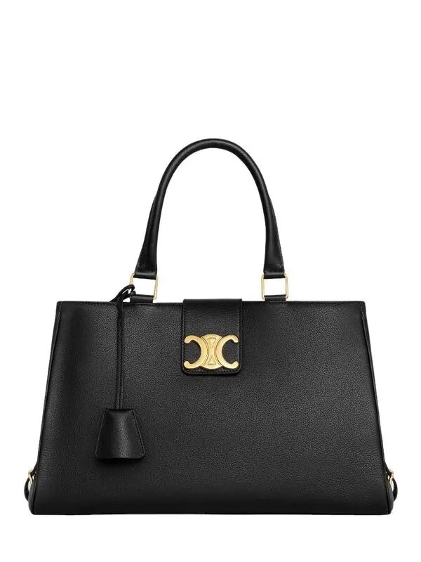 Celine Medium Appoline Bag In Supple Calfskin - Black