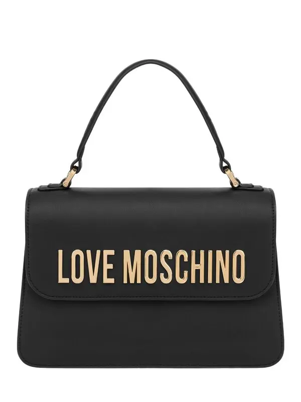 Moschino Embossed Logo Tote Bag - Black