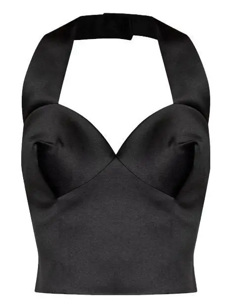 Marc Jacobs Sleeveless Top With Open Back - Black