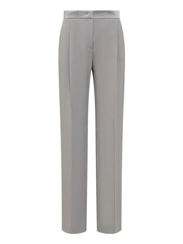Alberta Ferretti High-waist Trousers - Gray