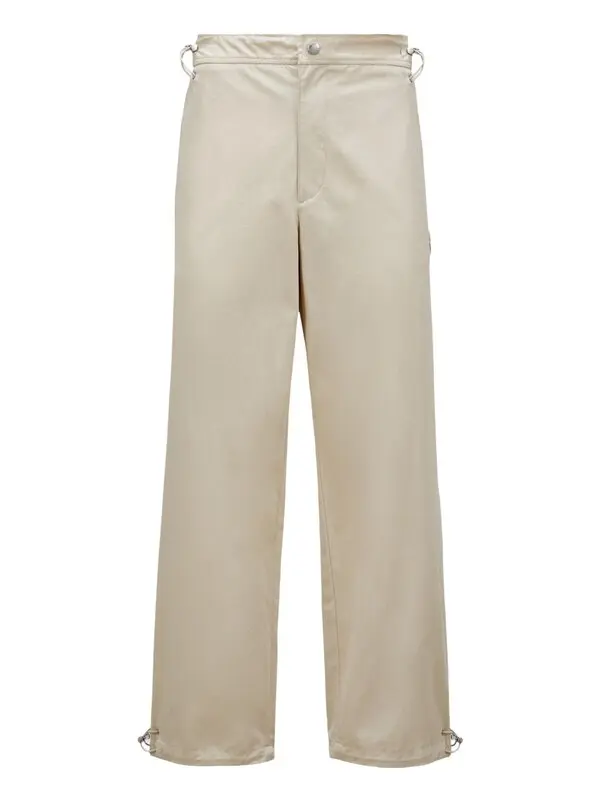 Moncler Loose Fit Drawcord Trousers - Beige
