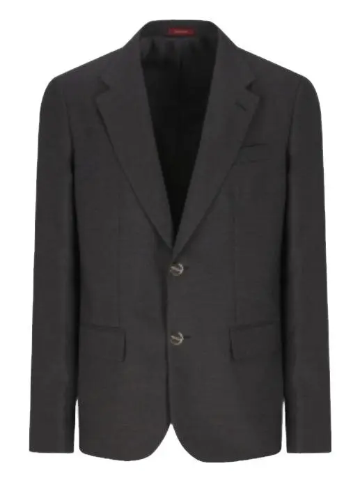 Gucci Single Breasted Jacket - Dark Grey