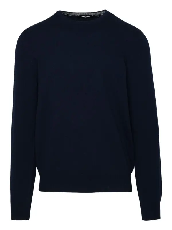 GRAN SASSO Long-sleeved Sweater - Black