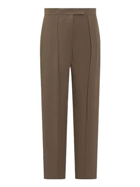 FERRAGAMO Tailored Pleated Trousers - Brown