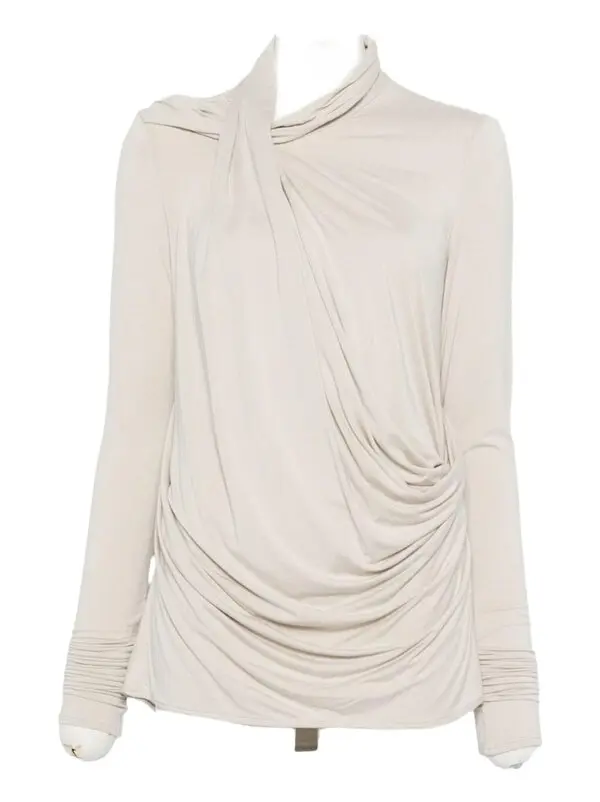 ENTIRE STUDIOS Draped Top - White