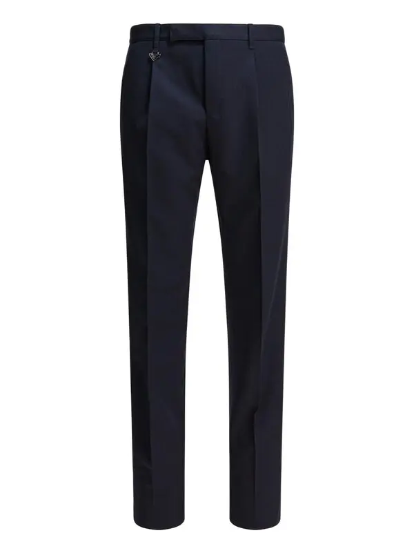 Prada Pleated Tailored Trousers - Blue