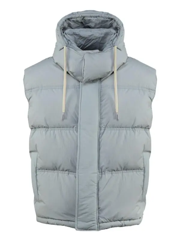AMI Paris Padded Hooded Vest - Blue