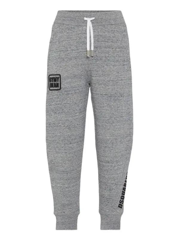 Dsquared2 Gym Dean Drawstring Logo Track Pants - Grey