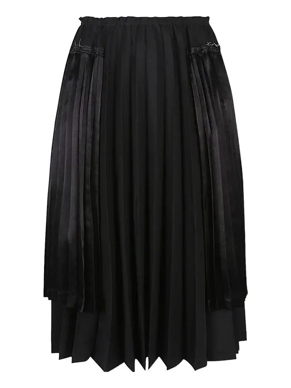 Comme Des Garçons Pleated Skirt - Black