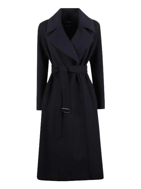 Max Mara Manu Belted Coat - Black