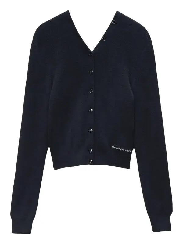Alexander Wang Wool Blend Cardigan - Black