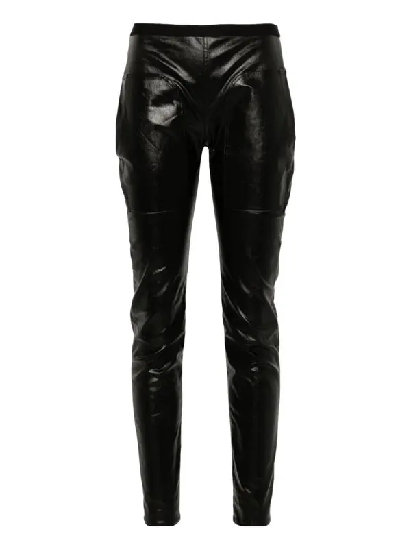 Rick Owens Twill Leggings - Black