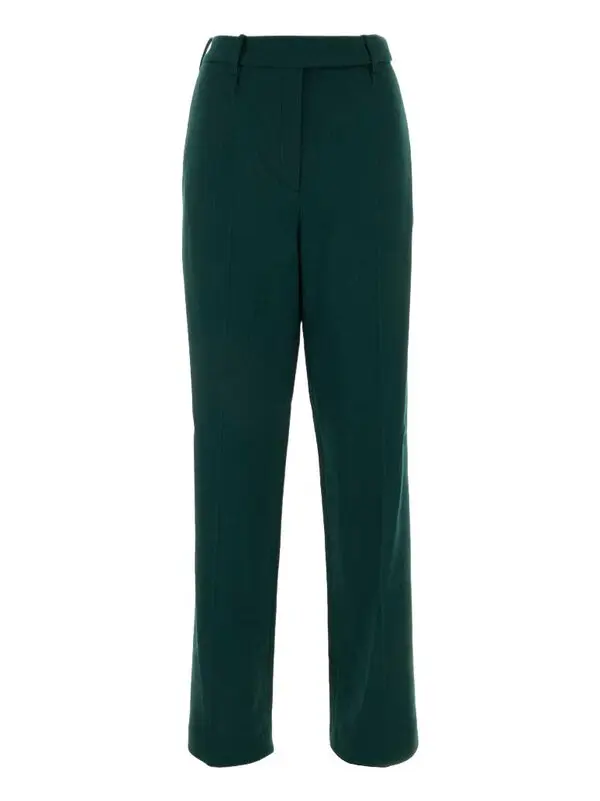 Alexandre Vauthier Tapered Trousers With Belt Rings - Green
