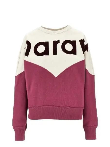 Isabel Marant Étoile Colour-block Logo Sweatshirt - Red