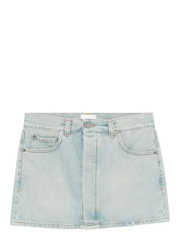 HAIKURE Maudie Denim Skirt - Light Blue