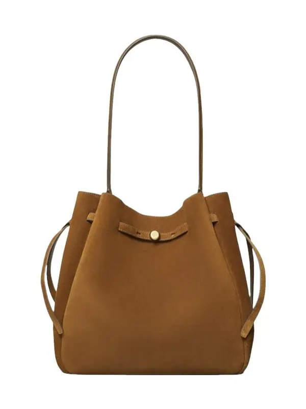 Tory Burch Suede Romy Tote Bag - Caramel