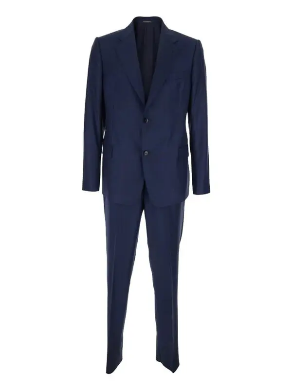 Emporio Armani Two-piece Single-breasted Suit - Blue
