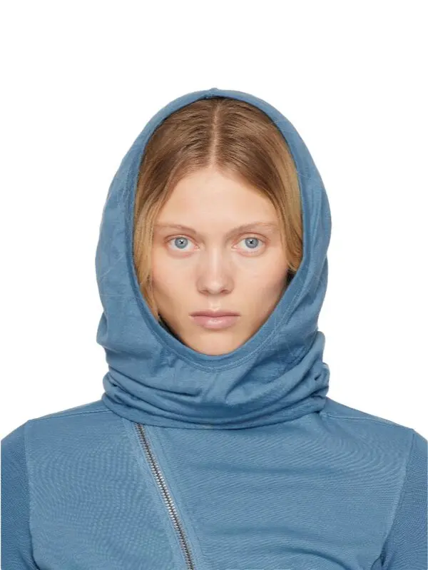 Rick Owens Hollywood Grace Hood - Blue