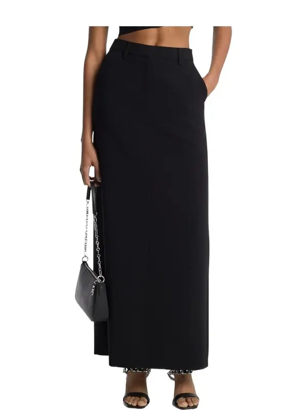 Michael Kors Tailored High-waisted Maxi Skirt - Black