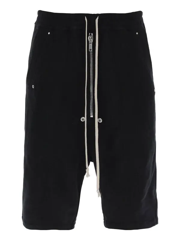 Rick Owens Drawstring Lacing Shorts - Black