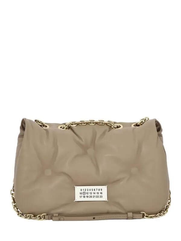 MAISON MARGIELA Glam Slam Quilted Shoulder Bag - Nude