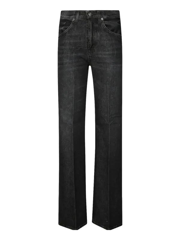 DONDUP Jacklin Straight Leg Jeans - Black