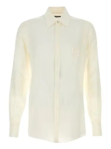 Dolce & Gabbana Dolce Gabbana Dg Embroidered Shirt - White