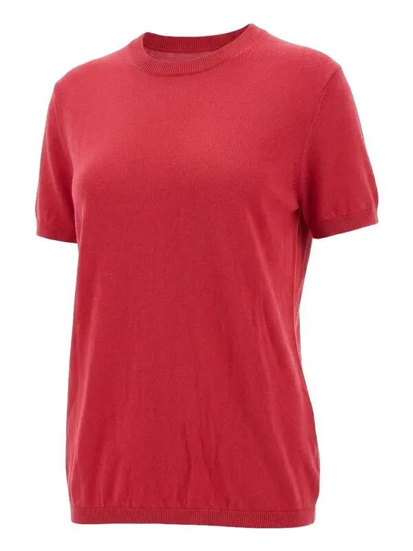 Max Mara Short Sleeve Sweater - Red