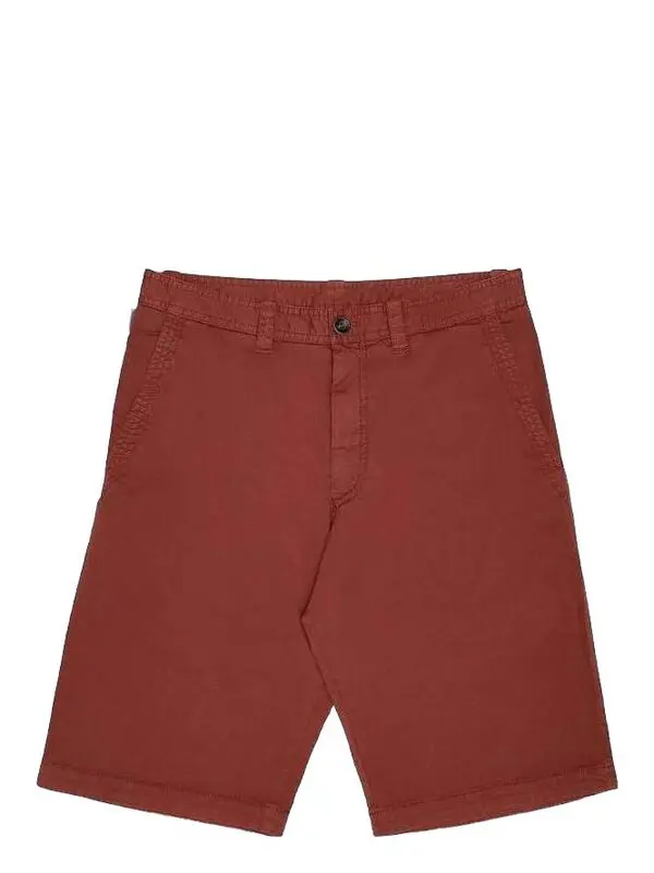 Emporio Armani Logo Shorts - Red