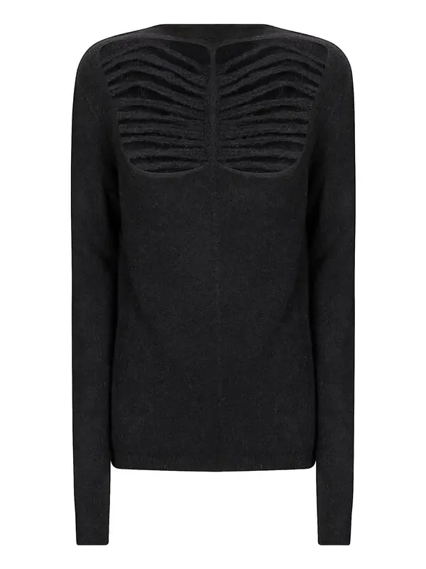 Rick Owens Concordians Ls Top - Black