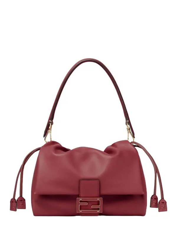 Fendi Mamma Baguette Medium Shoulder Bag - Red
