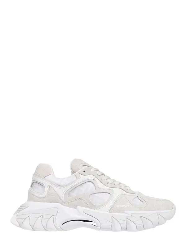 Balmain B Eats Paneled Sneakers - White
