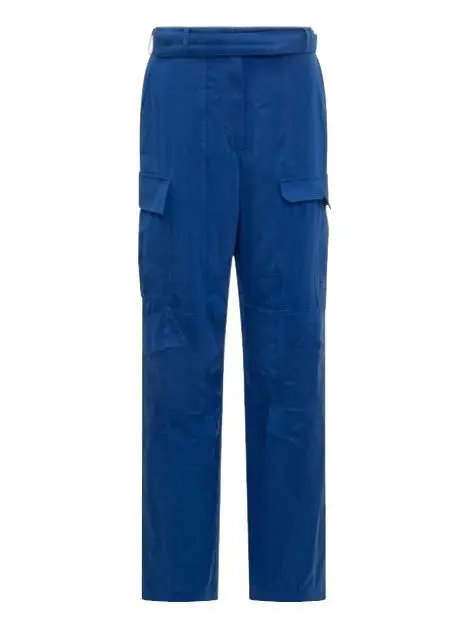 FERRAGAMO Straight Leg Cargo Pants - Blue