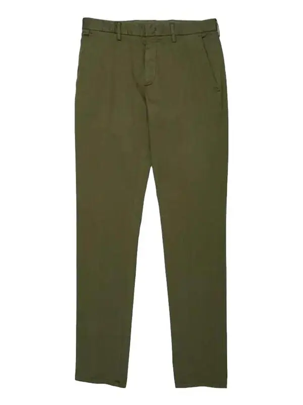 Zegna Solid Color Casual Pants - Green