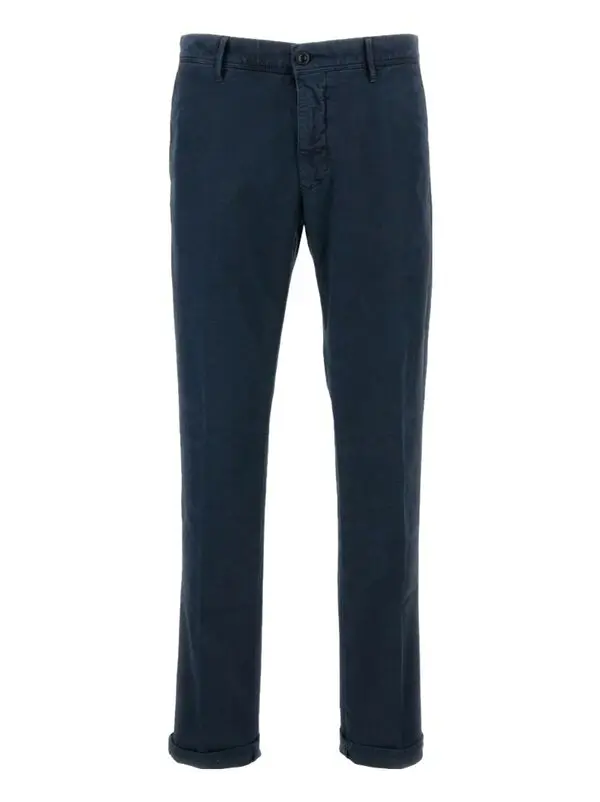 Incotex Belt Loop Casual Trousers - Black