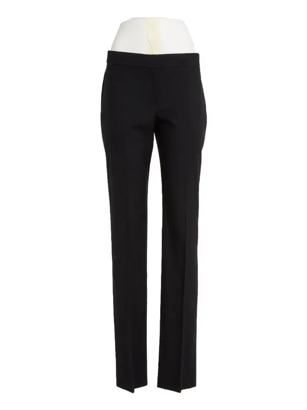 Alexander McQueen High-waisted Tailored Trousers - Black