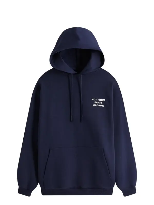 Drole De Monsieur Drôle De Slogan Hoodie - Black