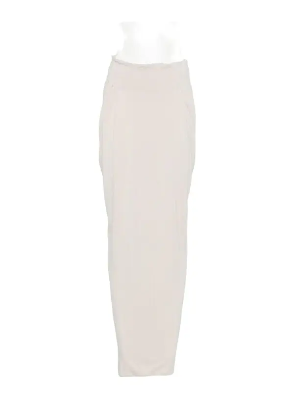 ENTIRE STUDIOS Tide Draped Maxi Skirt - White