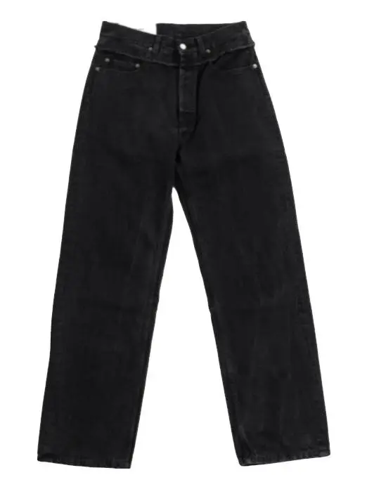 AMBUSH Straight Leg High-rise Jeans - Black