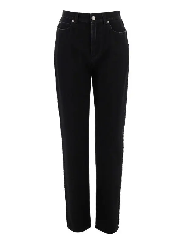 Alexander McQueen High Waist Jeans - Black