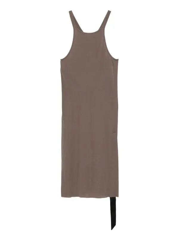 Rick Owens Sleeveless Racerback Tank Mini Dress - Gray