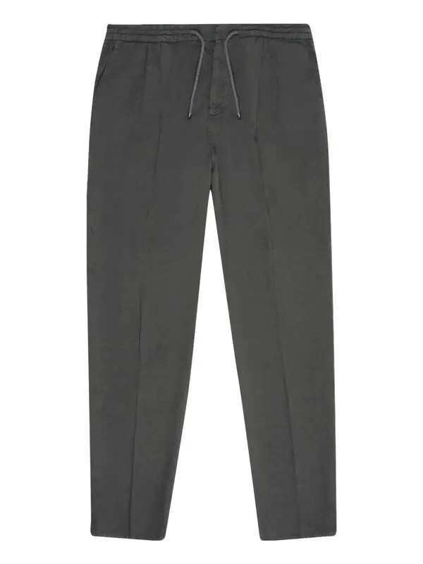 Brunello Cucinelli Drawstring Pleated Trousers - Black