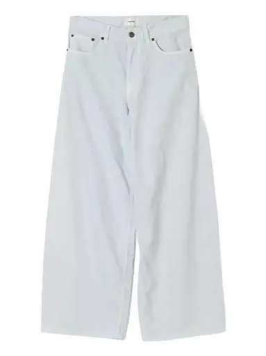 HAIKURE Belt Loop Jeans - White