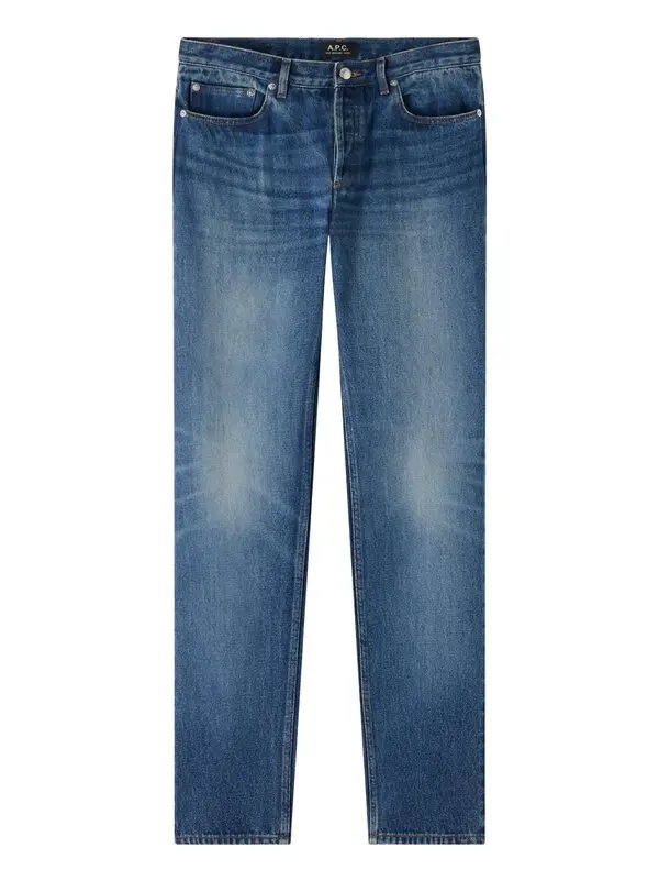 A.p.c. Straight-leg Jeans - Stone Washed Indigo