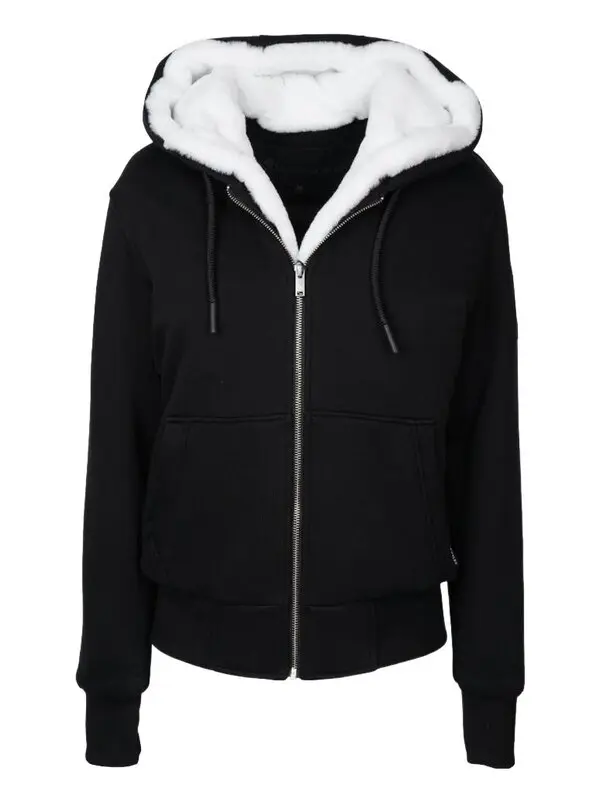 Moose Knuckles Plaque-detail Zip-fastening Hooded Jacket - No