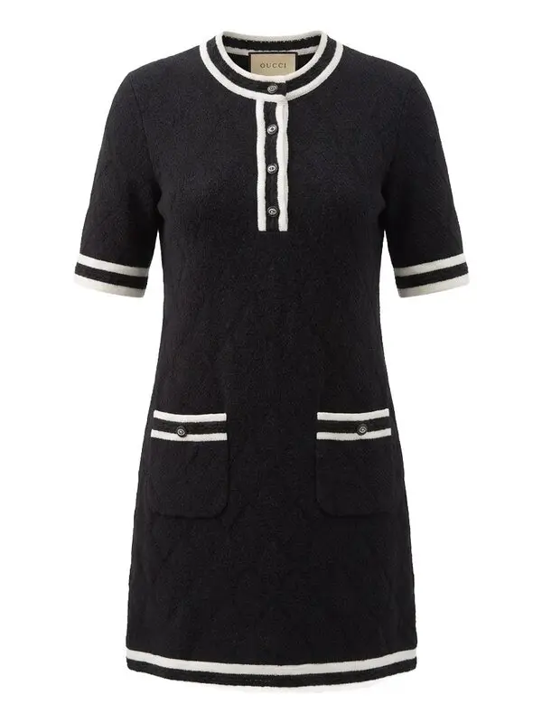 Gucci Wool Minidress - Black