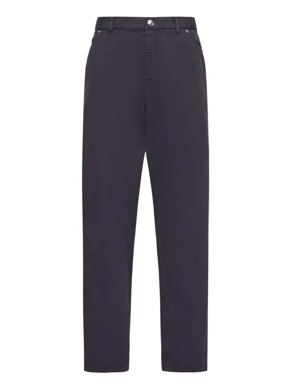 Moncler Baggy Straight-leg Cargo Pants - Navy